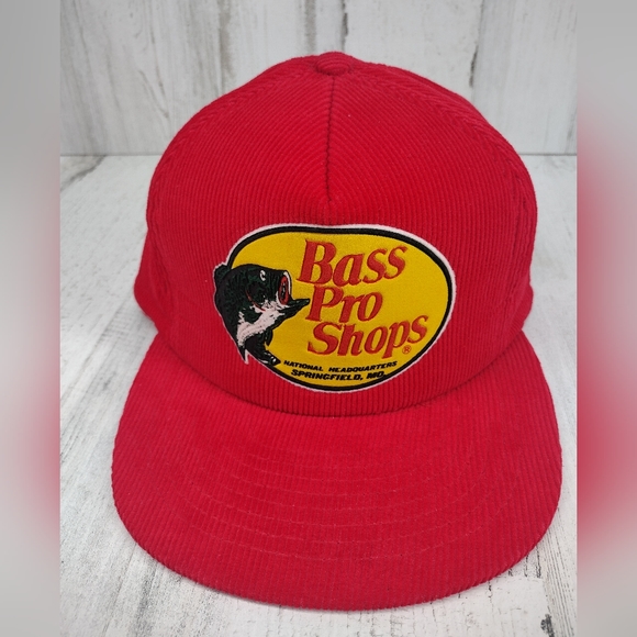 Bass Pro Shops | Accessories | Vintage Bass Pro Shops Red Corduroy ...